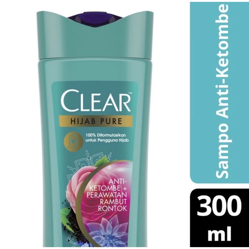 Jual Shampoo Clear Hijab Pure 300ml | Shopee Indonesia