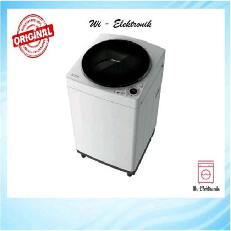 Jual Mesin Cuci 1 Tabung Sharp ES M809T GG 8 KG Top Loading 8KG ESM809T ...