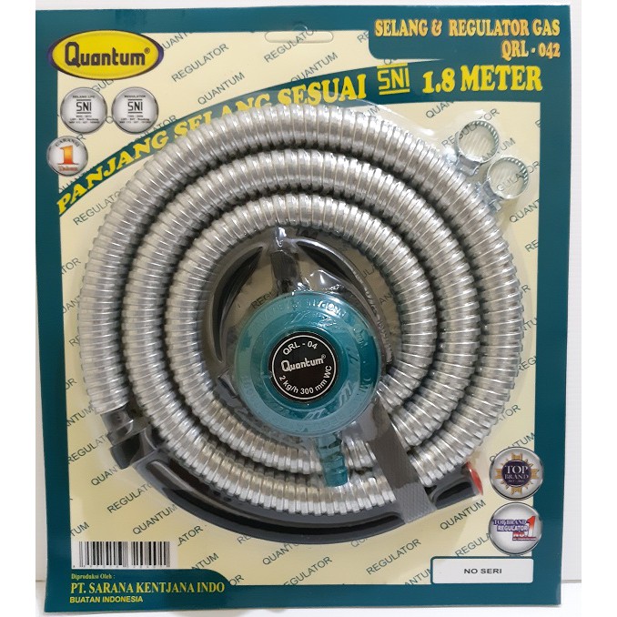 Jual Selang Regulator Quantum Non Meter Kompor Gas LPG Low Pressure QRL ...
