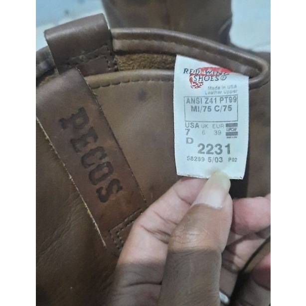 Jual Sepatu safety Red wing Pecos 2231 | Shopee Indonesia
