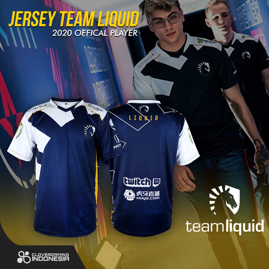 Jual Jersey Team Liquid 2020 Official Player - Premium Gaming Team ...