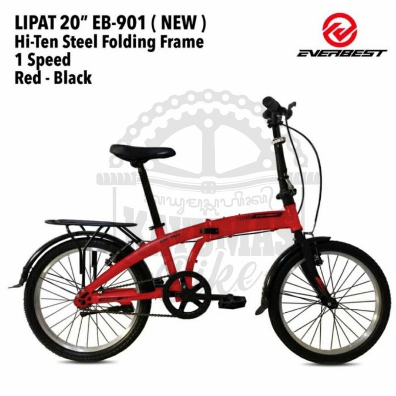 Jual SEPEDA LIPAT 20 EVERBEST EB-901 SINGLE SPEED | Shopee Indonesia