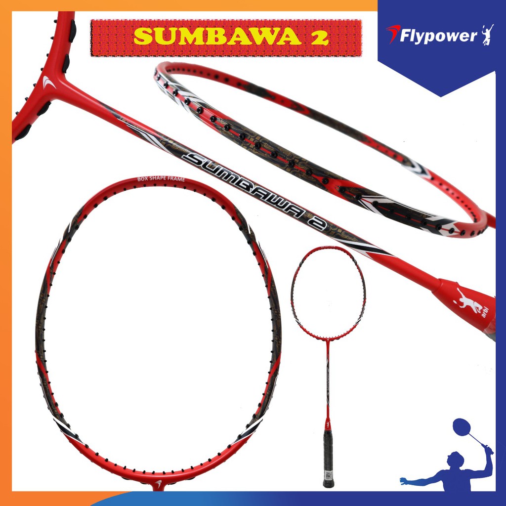 Jual Flypower Sumbawa 2 Raket Badminton Original | Shopee Indonesia