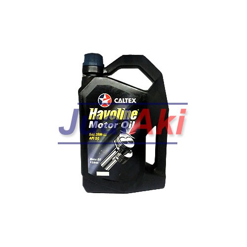 Jual Caltex Halvoline Motor oil Sae 20w50 Galon | Shopee Indonesia