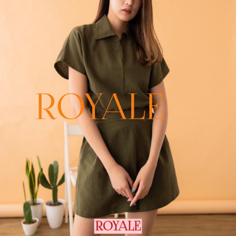 Jual BAJU ONE SET VIENA SET (WG193) - COTTON LINEN - 4 COLORS ATASAN ...