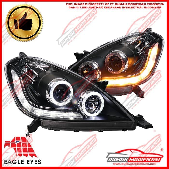 Jual HEAD LAMP - TOYOTA INNOVA 2004 - 2010 - ANGEL EYES - LED ...