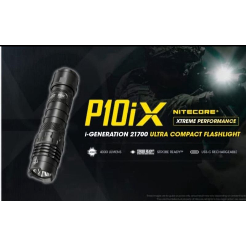 Jual Senter Nitecore P10iX 4000 Lumens | Shopee Indonesia