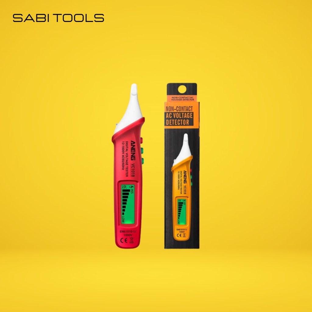 Jual Tester Tespen AC Voltage Alert Detector Non Contact 12V-1000V ...