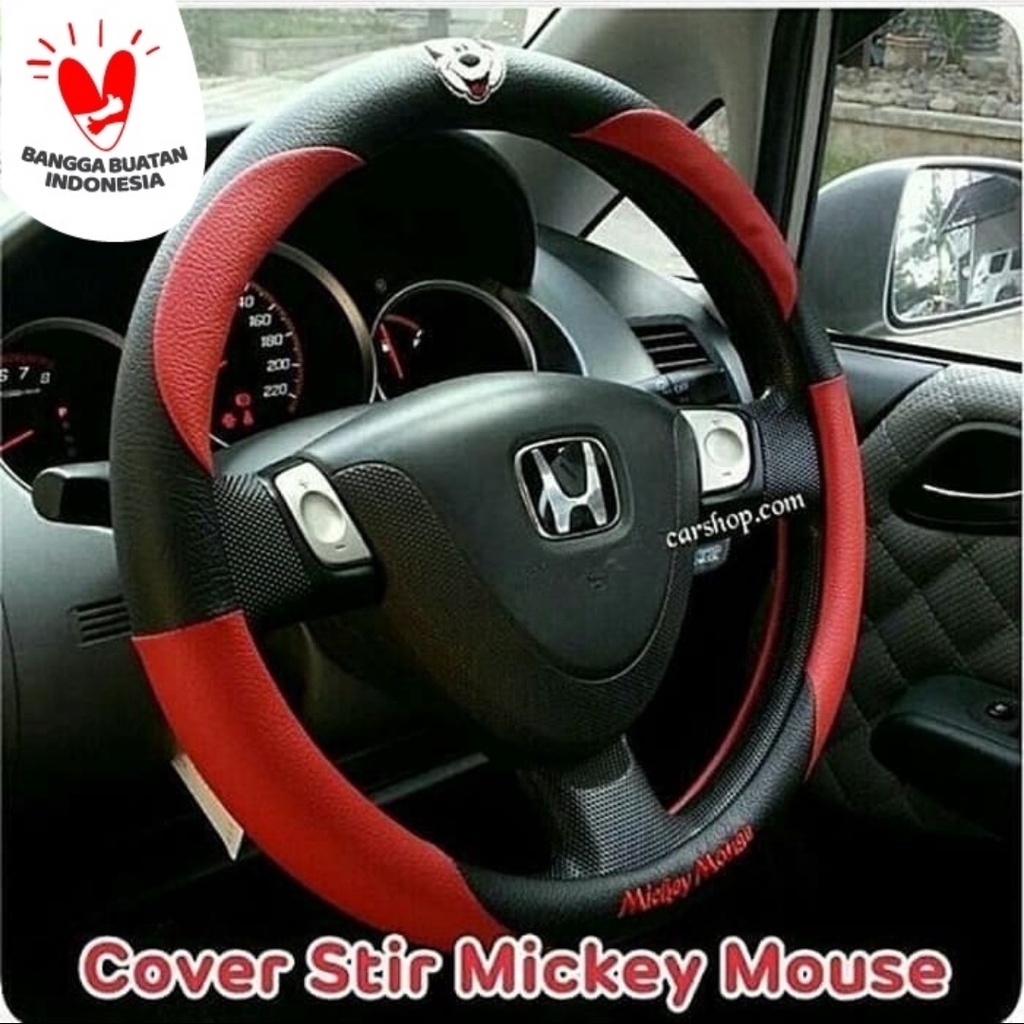 Jual Sarung Stir Cover Steer Kulit Mickey Mouse | Shopee Indonesia