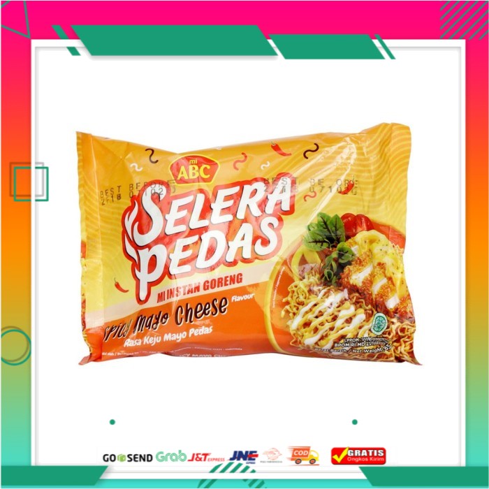 Jual ABC Mie Selera Pedas Spicy Mayo Cheese 85 g | Shopee Indonesia