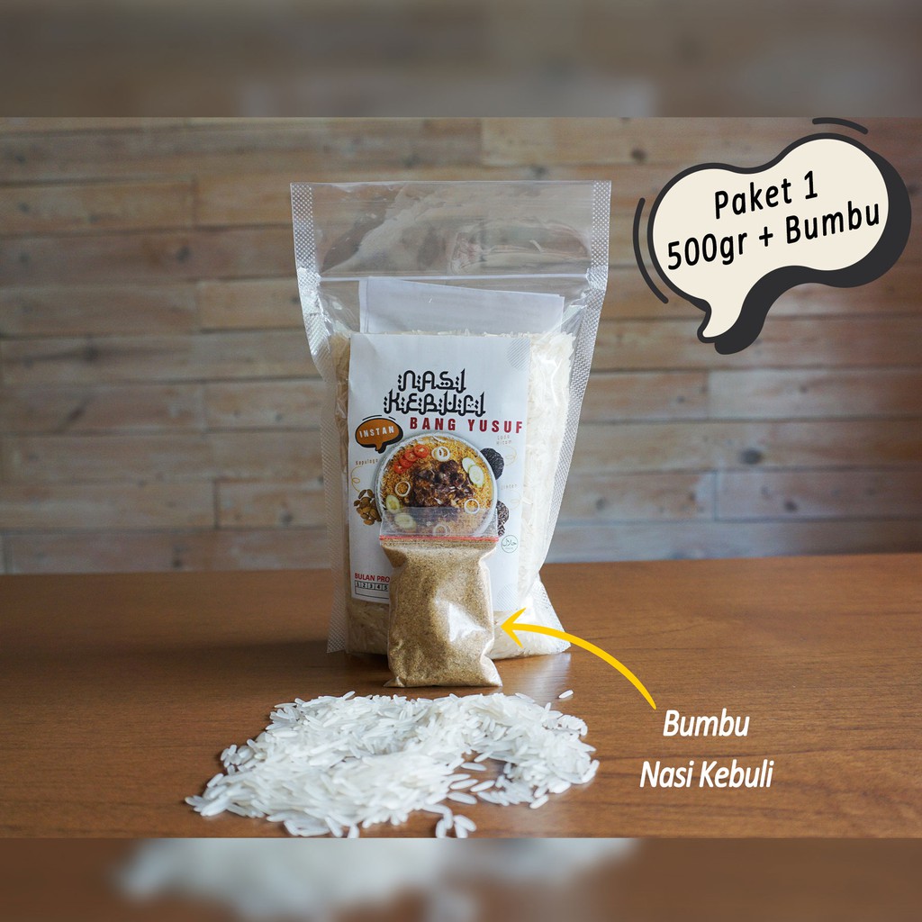 Jual Beras Basmati Plus Bumbu Instan 500gr | Shopee Indonesia