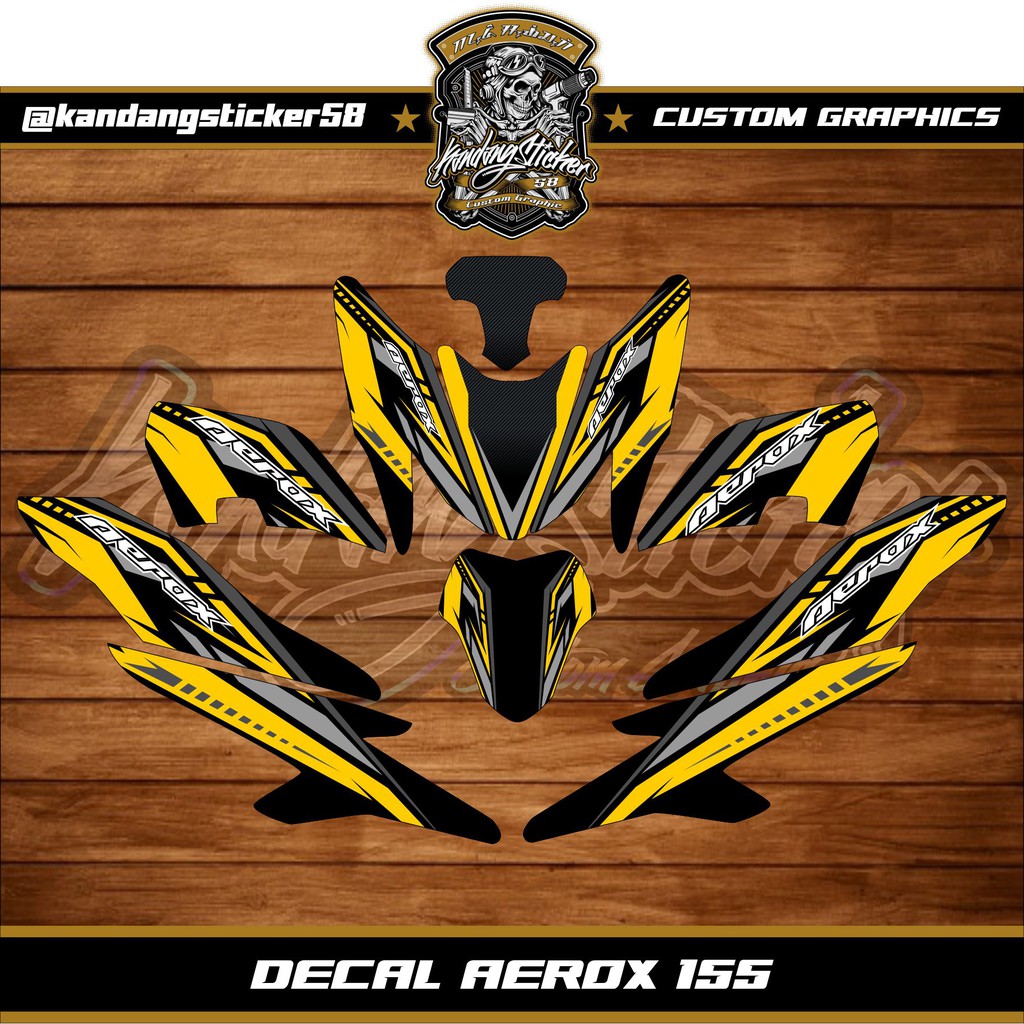 Jual Decal Aerox Racing MotoGP Full Body | Shopee Indonesia