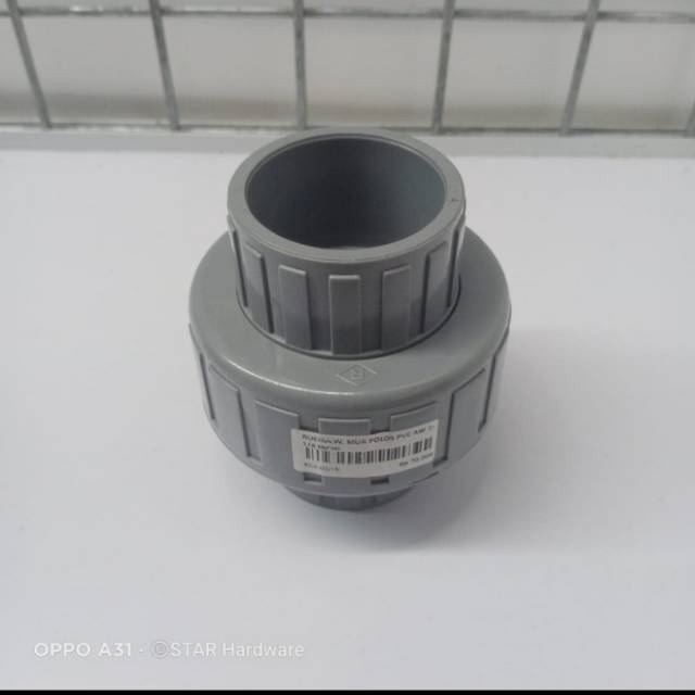 Jual RUCIKA WATERMUR POLOS PVC AW 1-1/4 INCH UNION SOCKET TANPA DRAT ...