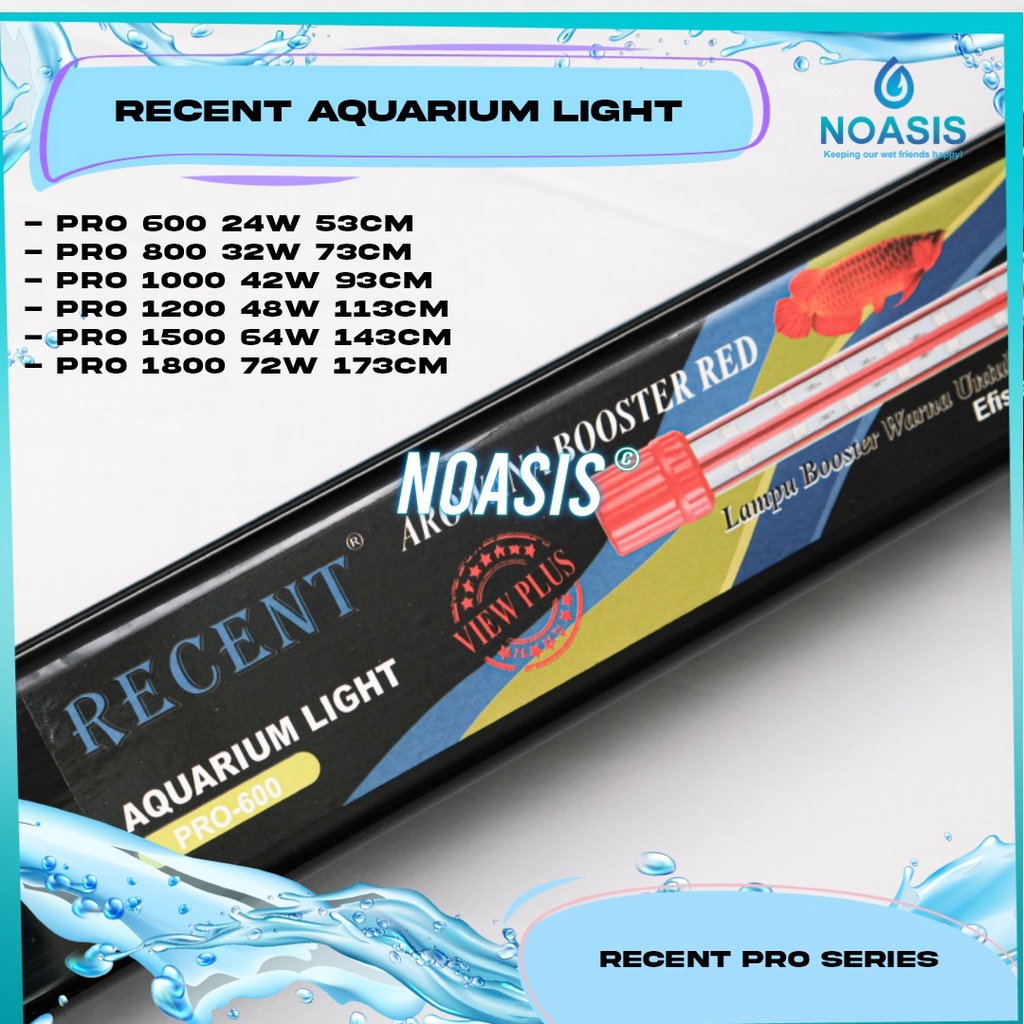 Jual NOASIS LAMPU LED RECENT PRO VIEW PLUS AQUARIUM IKAN AROWANA / ARWANA / KOI / KOKI | Shopee ...