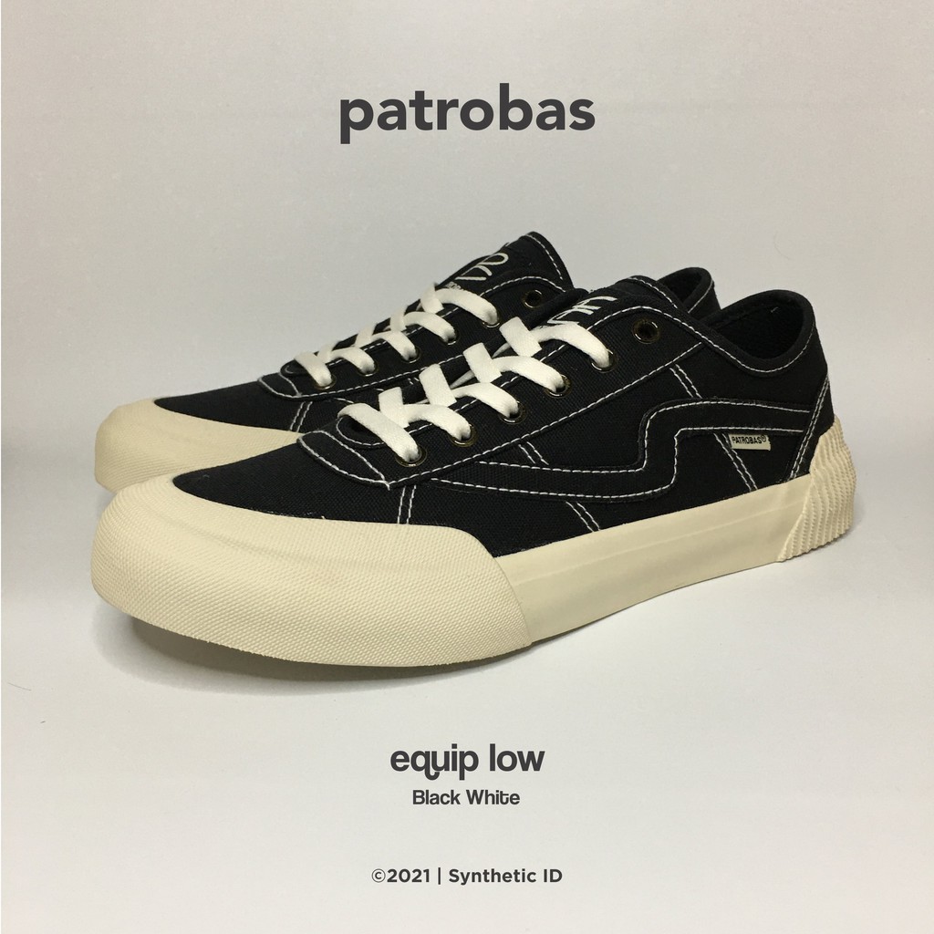Jual Patrobas Equip Low (Black White) | Shopee Indonesia