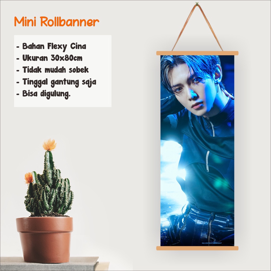 Jual MINI ROLL BANNER ATEEZ YEOSANG | Shopee Indonesia