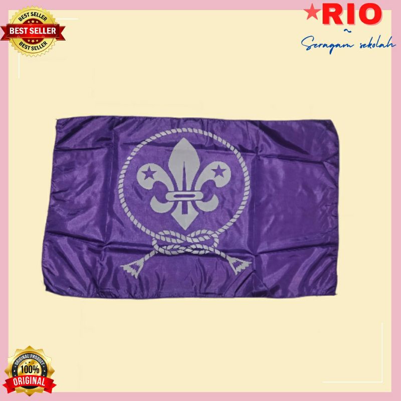 Jual Bendera pramuka kitri, wosm, morse siang / malam bendera regu ...