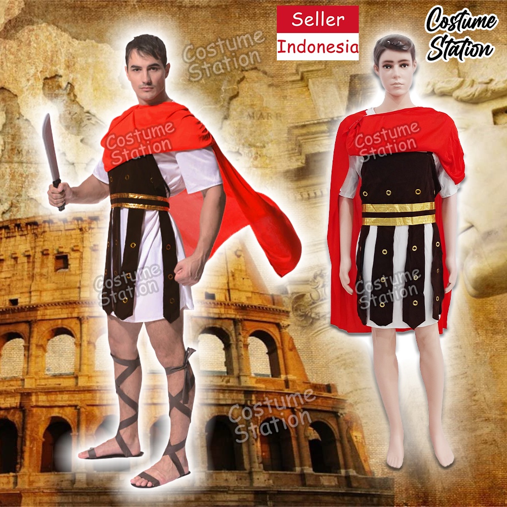 Jual Kostum Roman Knight Emperor / Costume Prajurit Jenderal Romawi ...