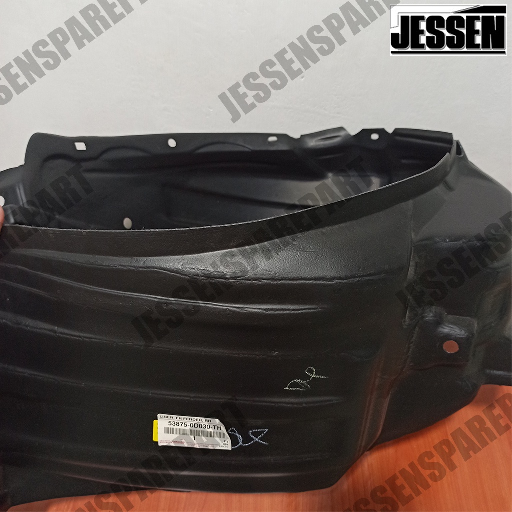 Jual Liner Fender Spakbor Depan Vios Old Gen 1 Th 2003 - 2006 53875 ...