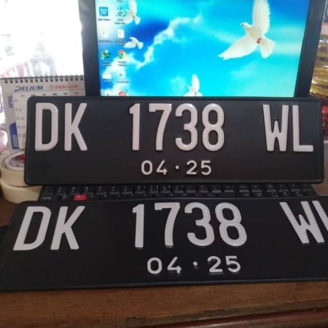 Jual Plat nomor mobil standar ukuran 46 x14 | Shopee Indonesia