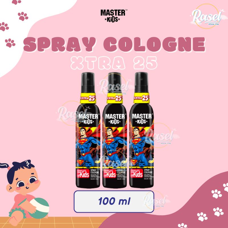 Jual Master Kids Spray Cologne Superman 100ml | Shopee Indonesia