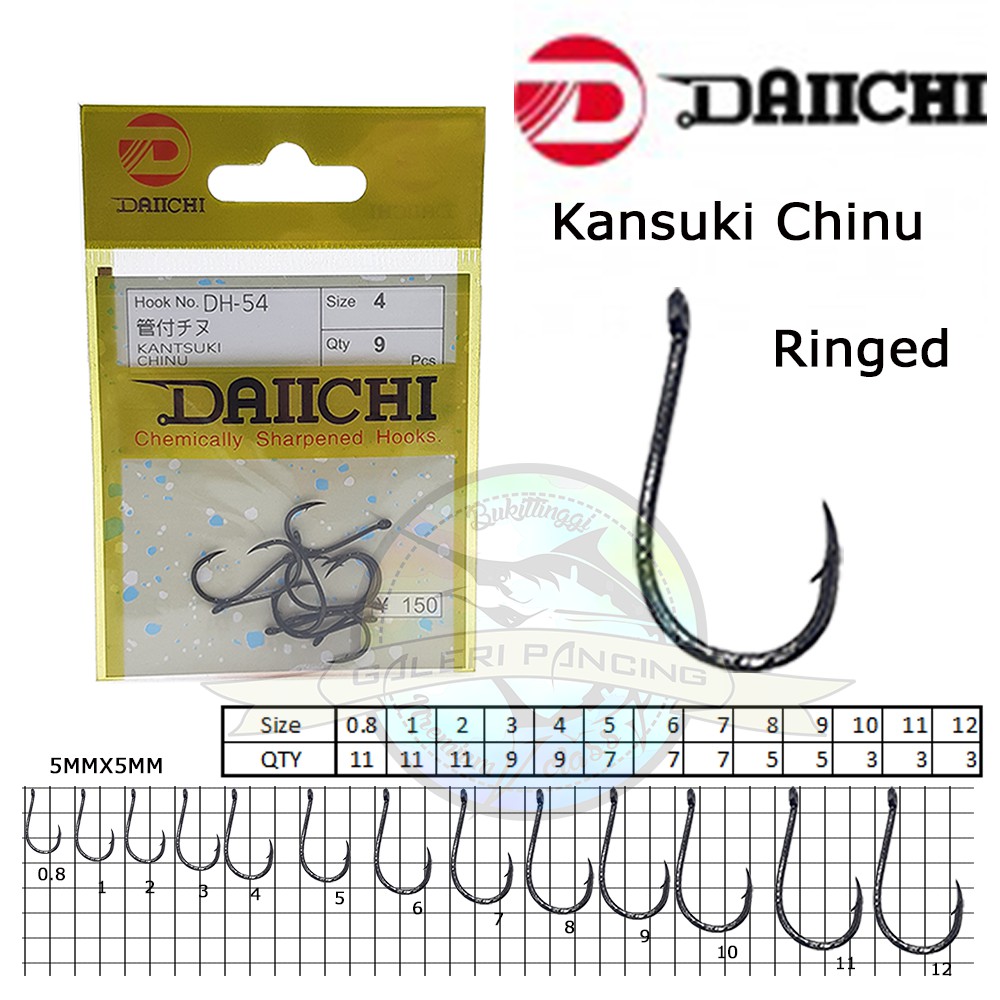 Jual Mata Kail Pancing Daichi DH-54 Kantsuki Chinu | Shopee Indonesia