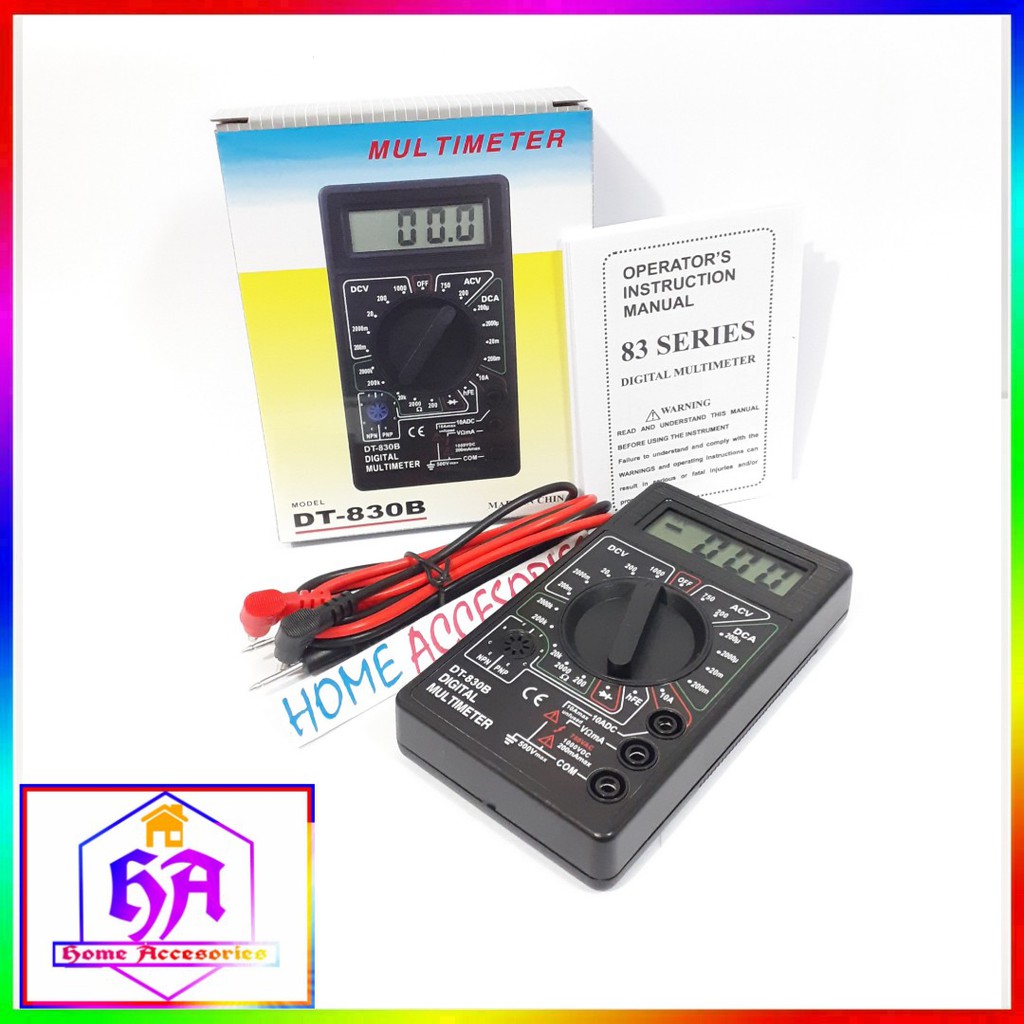 Jual DIGITAL MULTIMETER MULTI TESTER DT- 9205A AVO METER DT-9205A ...
