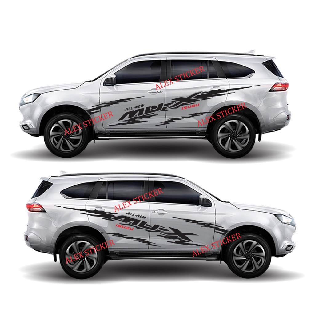 Jual STIKER STICKER ISUZU STIKER MOBIL ISUZU MUX TRIBAL SIDE BODI ...
