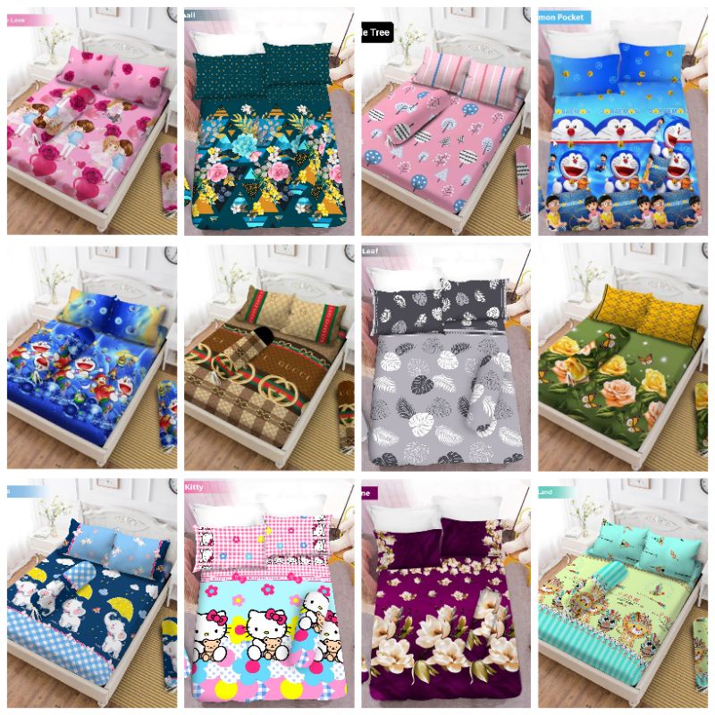 Jual Vito Sprei 180x200 Couple in Love Denali Double Tree Doraemon ...