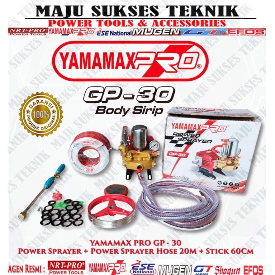 Jual YAMAMAX PRO Gp 30 Power Sprayer Pompa Steam Cuci Mobil - Motor dan ...