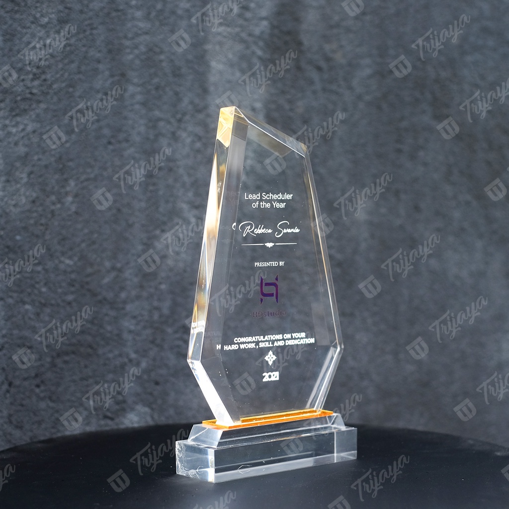 Jual [PREMIUM] PLAKAT KRISTAL AKRILIK 2cm CUSTOM sudah Include Box ...