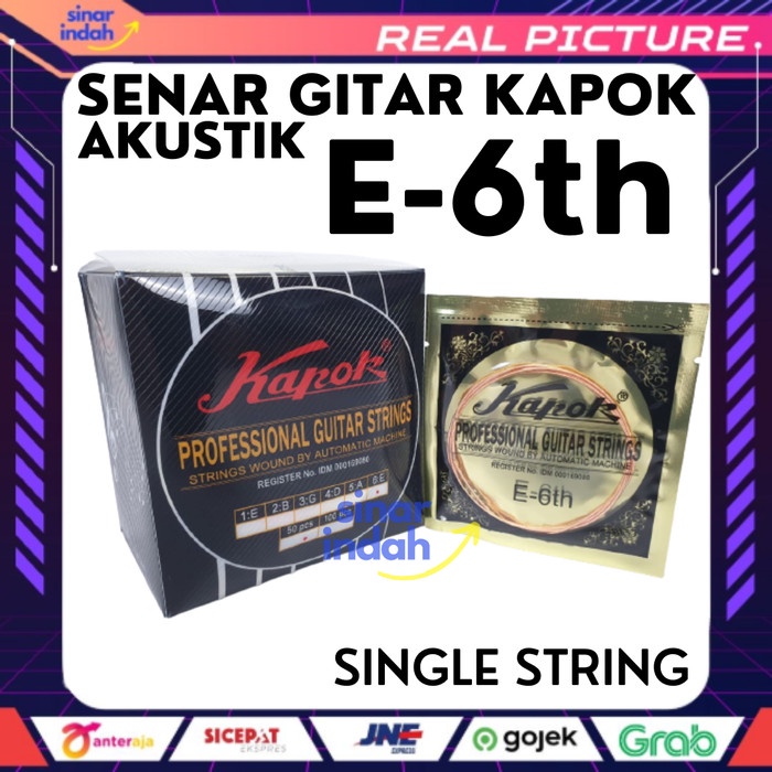 Jual Single String Senar Gitar Kapok Akustik Satuan No 6 Nada E ...