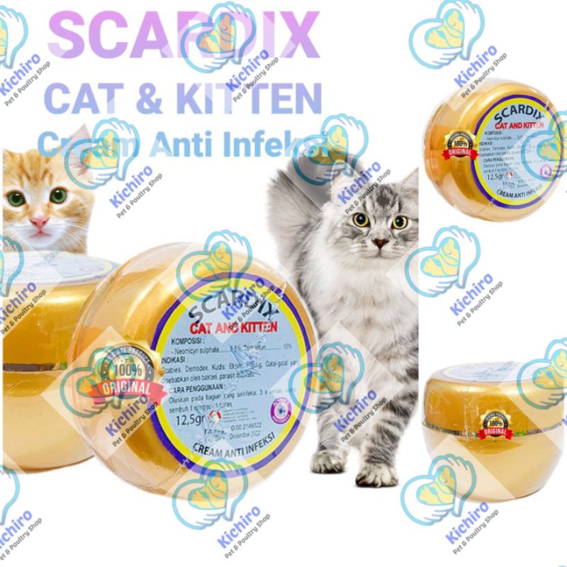 Jual Scardix Cat and Kitten isi 12,5 gram Tamasindo Cream Anti Infeksi ...