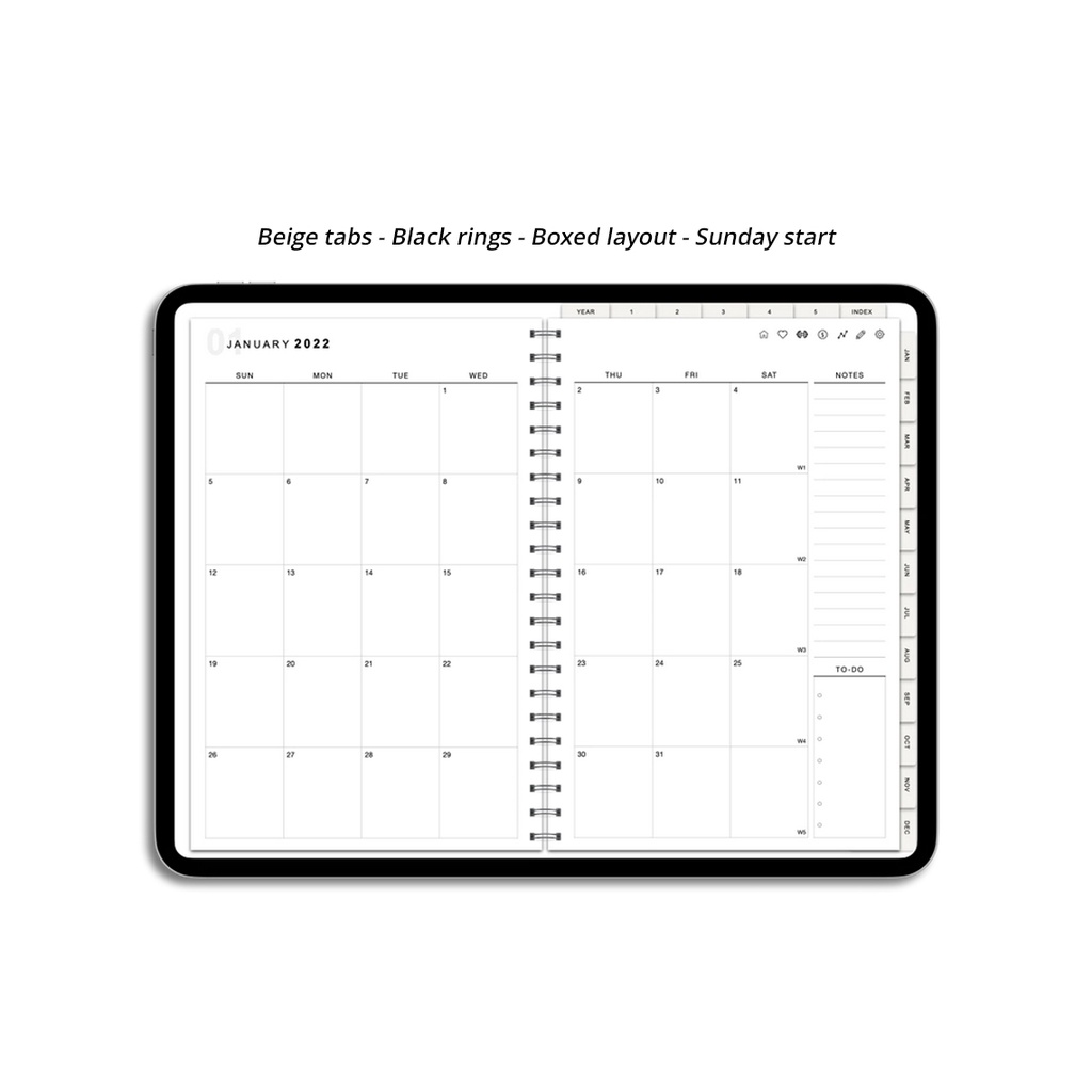 Jual Digital planner 2024-2025, Goodnotes planner, iPad planner ...