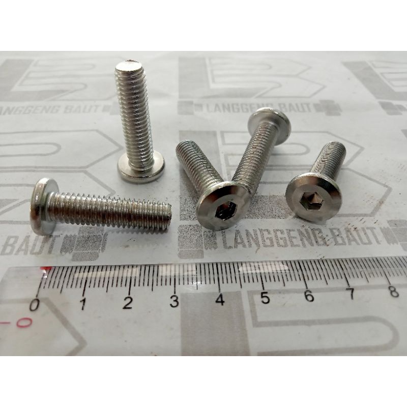 Jual Baut L Stainless Piringan / Disk Cakram M8x30 / 3cm | Shopee Indonesia