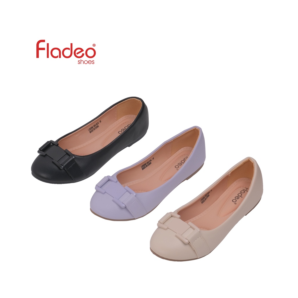 Jual Fladeo D22/LSB398-1BG/Sepatu Flat Ballerina Wanita [ Flat Shoes ...