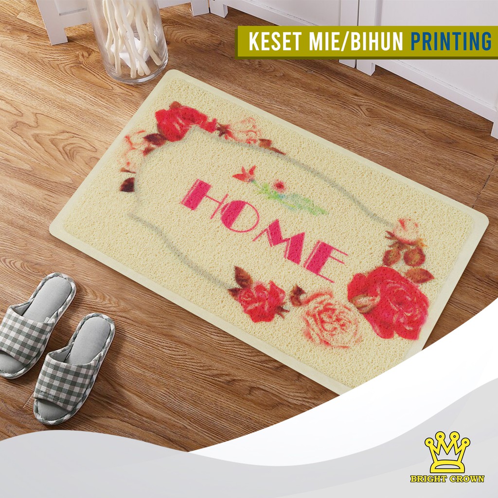 Jual Bright Crown keset kaki/Keset Bihun Mie Anti Slip Printing 40 x ...