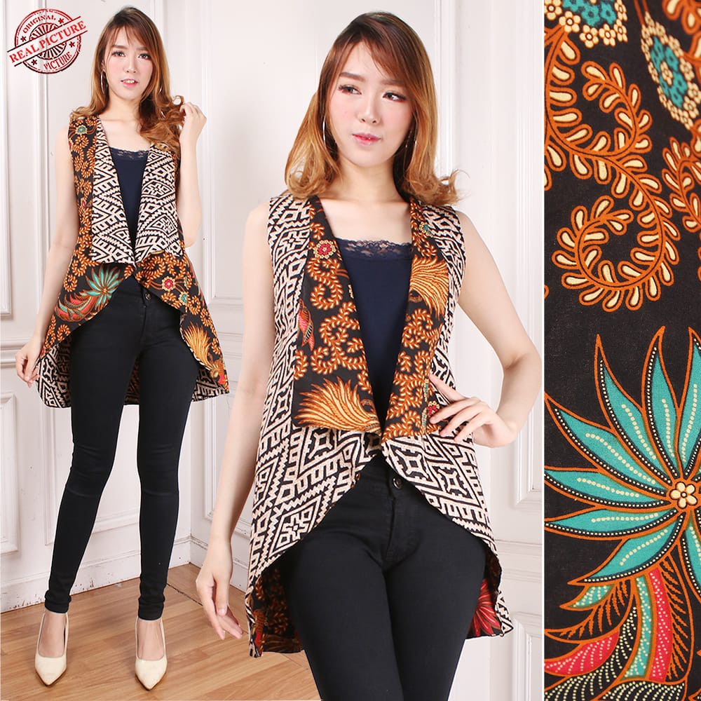Jual Purnama Bolero Rompi Batik Wanita | Shopee Indonesia