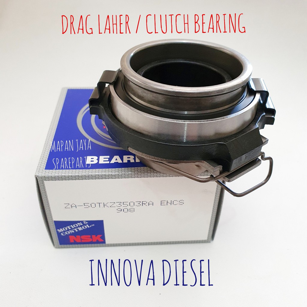 Jual DREK LAKER CLUTCH BEARING DRAG LAHER INNOVA DIESEL NSK ASLI BARU ...