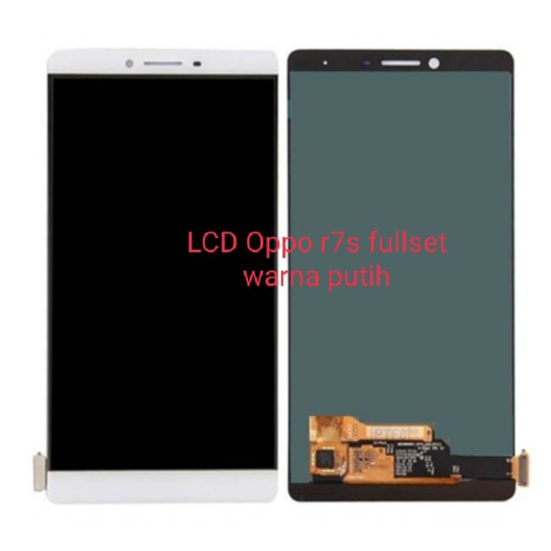 Jual LCD Oppo r7s fullset touchscreen menyatu warna putih | Shopee ...