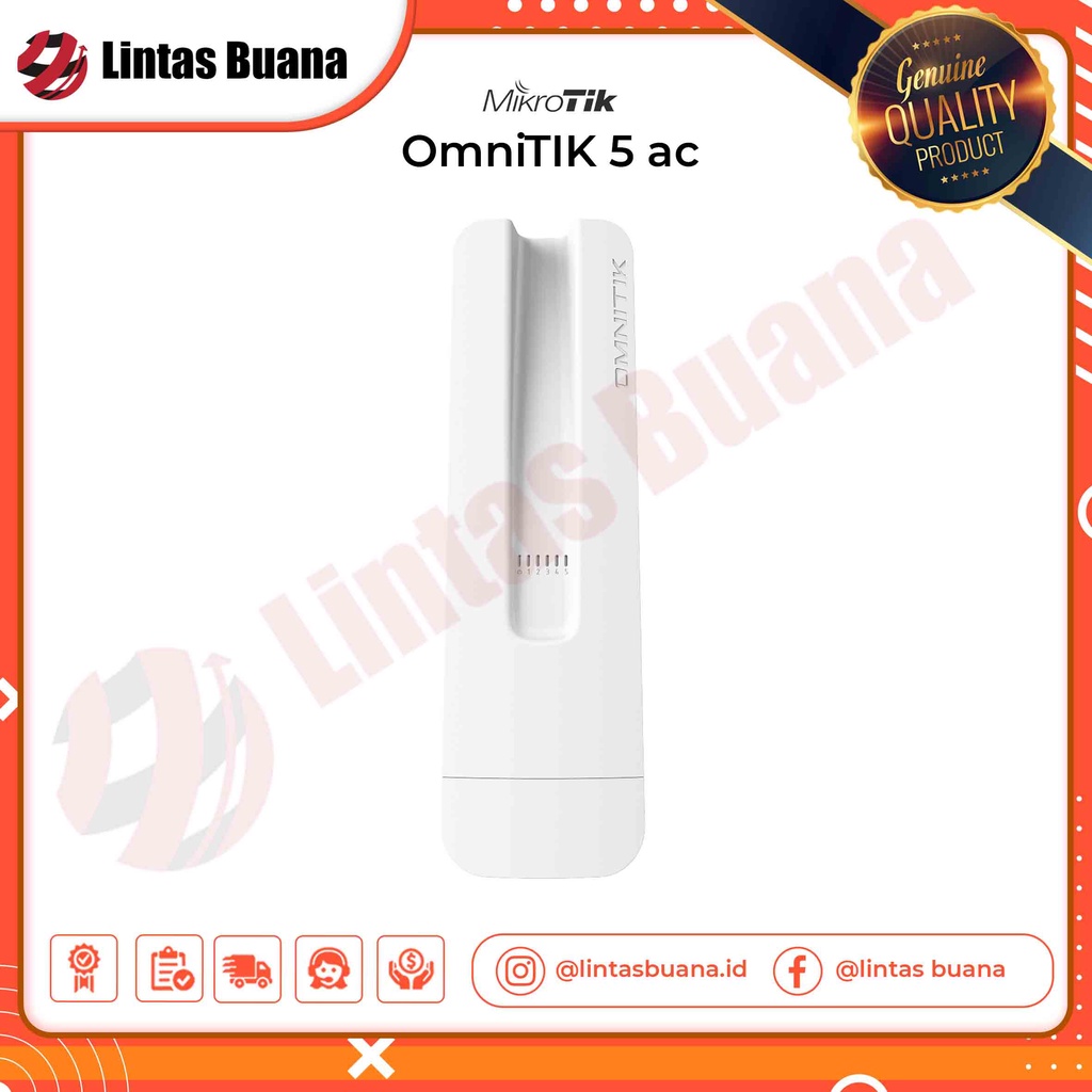 Jual MikroTiK RBOmniTikG-5HacD OmniTIK-AC / OmniTiKG 5HacD | Shopee ...
