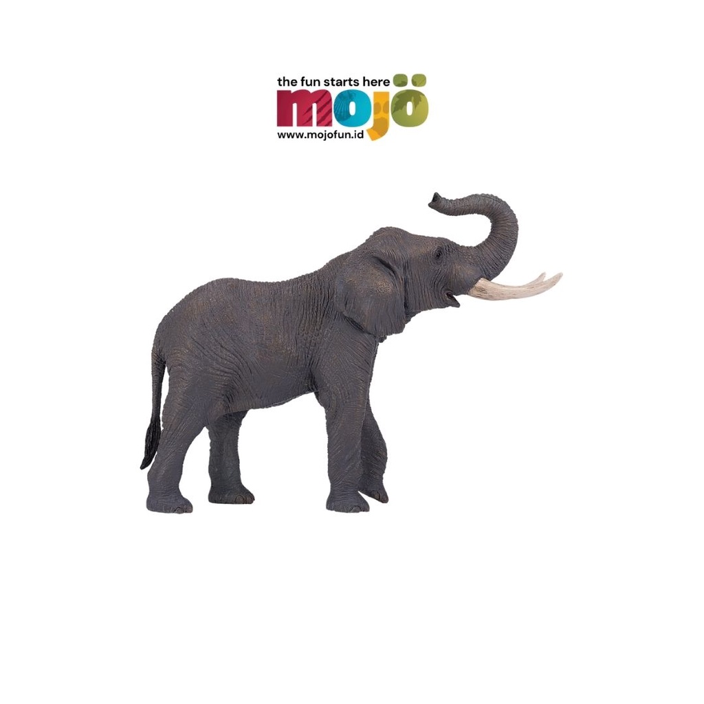 Jual Mojo Fun African Elephant / Gajah Afrika 81005 - Wildlife ...