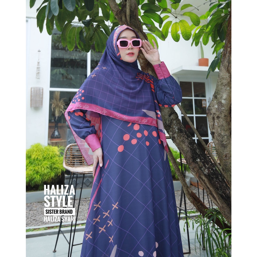 Jual Abaya GHINA FUSIA by Haliza syari / Abaya Haliza Style Ghina FUSIA ...