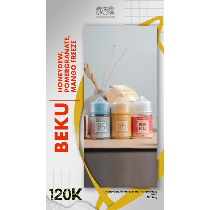 Jual LIQUID BEKU SERIES Pomegranate, Mango Freeze, Honeydew by Poda ...