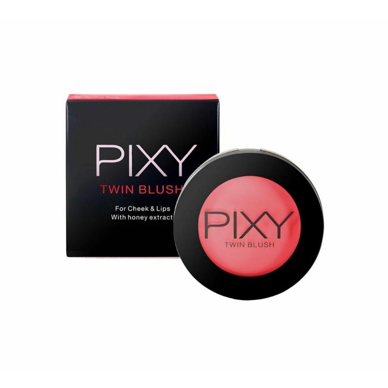 Jual PIXY TWIN BLUSH CHEEK & LIPS 02 ACTIVE PINK | Shopee Indonesia