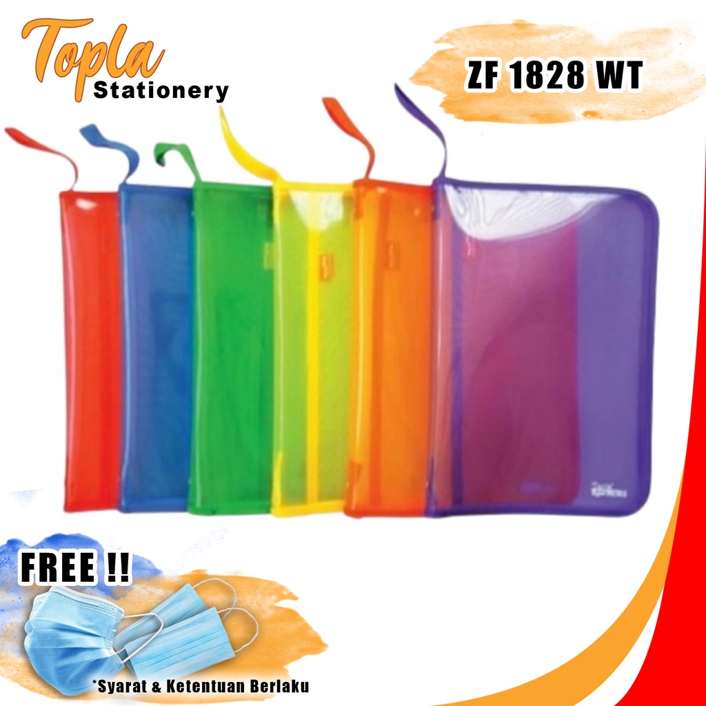 Jual Map Plastik Map File Dokumen Zipper Bag Resleting Folio Topla ZF ... Jual Map Plastik Map File Dokumen Zipper Bag Resleting Folio Topla ZF ...