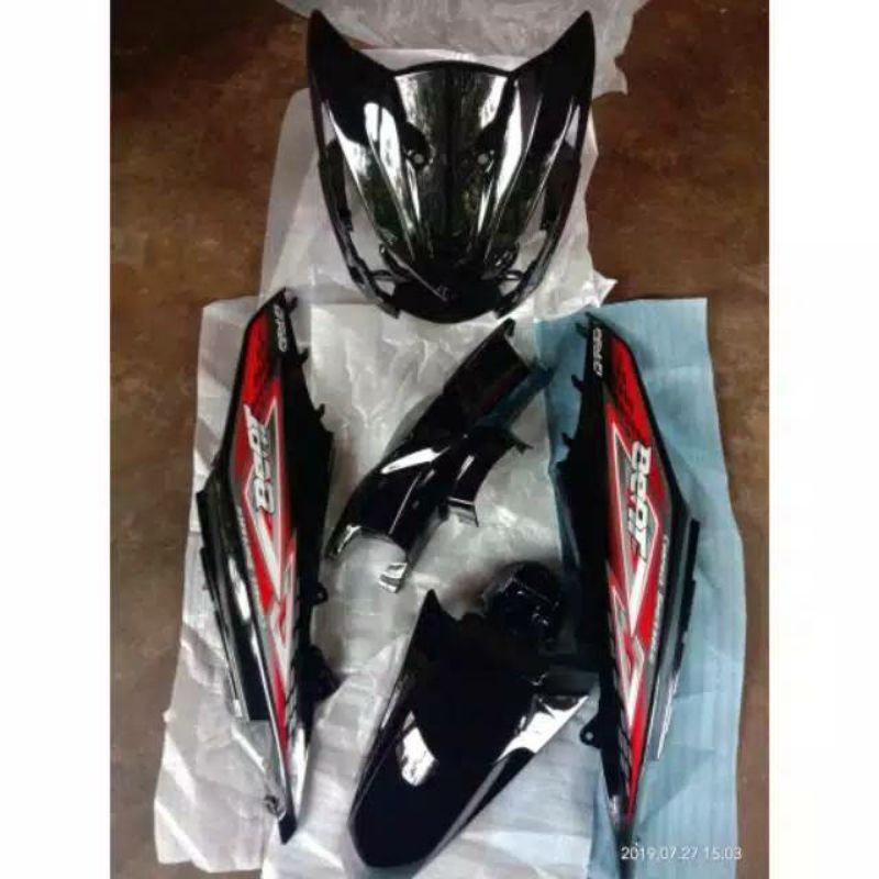 Jual PAKETAN 1 SET LENGKAP BODY BEAT ESP FI TAHUN 2012 2013 WARNA HITAM ...
