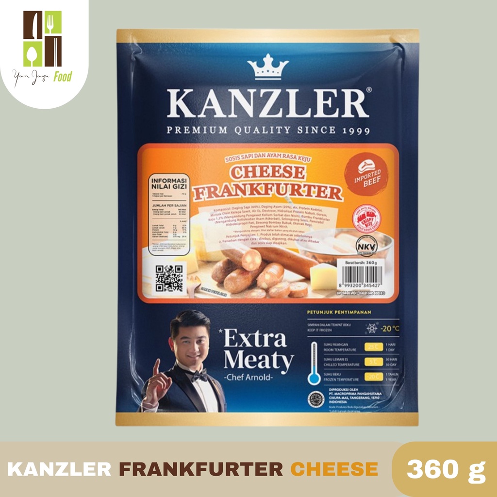 Jual KANZLER FRANKFURTER COCKTAIL 500GR / GARLIC 300GR / CHEESE 360GR ...