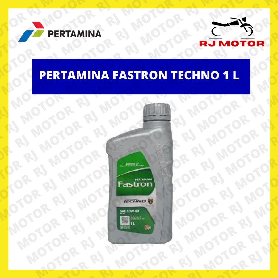 Jual OLI PERTAMINA FASTRON TECHNO SAE 10W 40 1 LITER OLI MOTOR ASLI ...