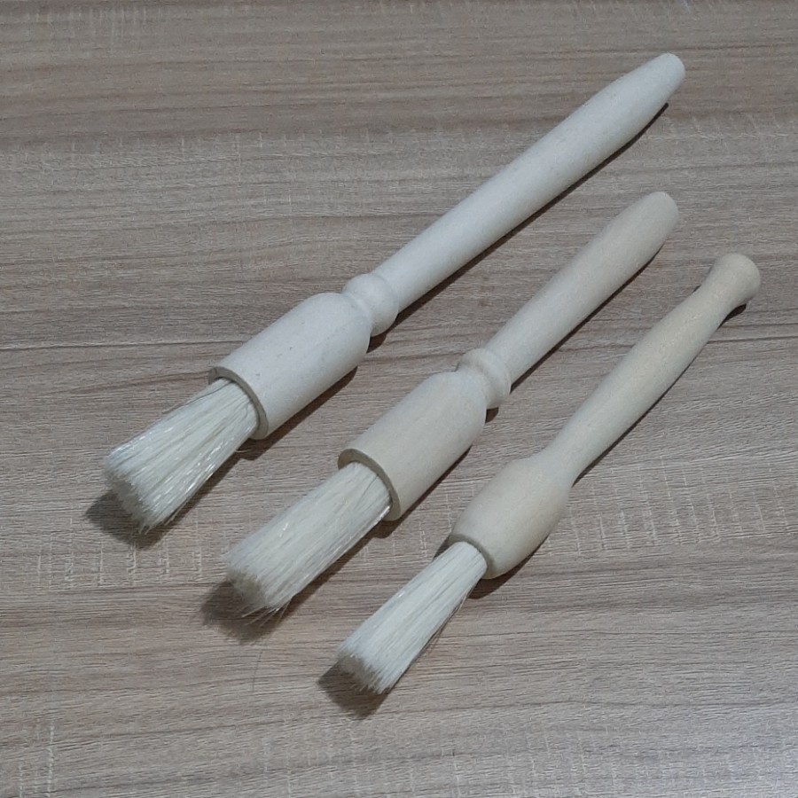 Jual Kuas Hippo Kuas Kue Gagang Kayu Bulat Kuas Kuning Telur | Shopee ...